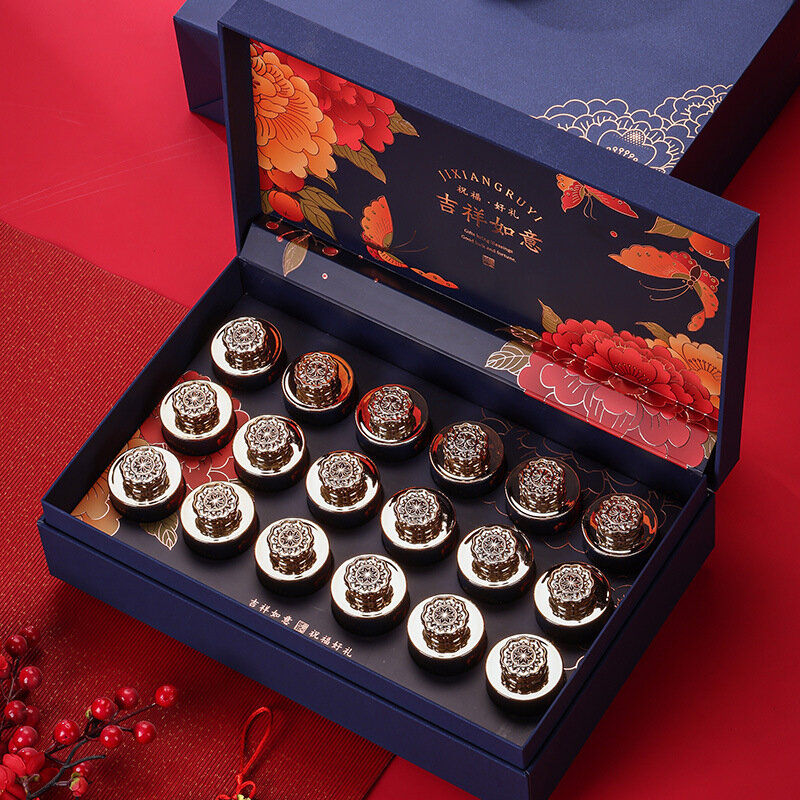 Маленькая банка упаковочная коробка подарочная пустая коробка американский женьшень черная годжи ягоды Джин Джунмей сломанное серебро универсальная высококачественная чайная пустая подарочная коробка