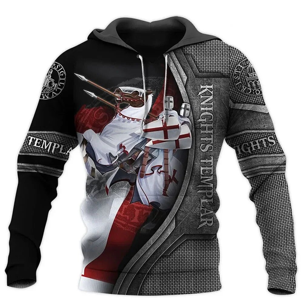 Мужская толстовка Knights Templar, Цвет: LMXQH2024171VY