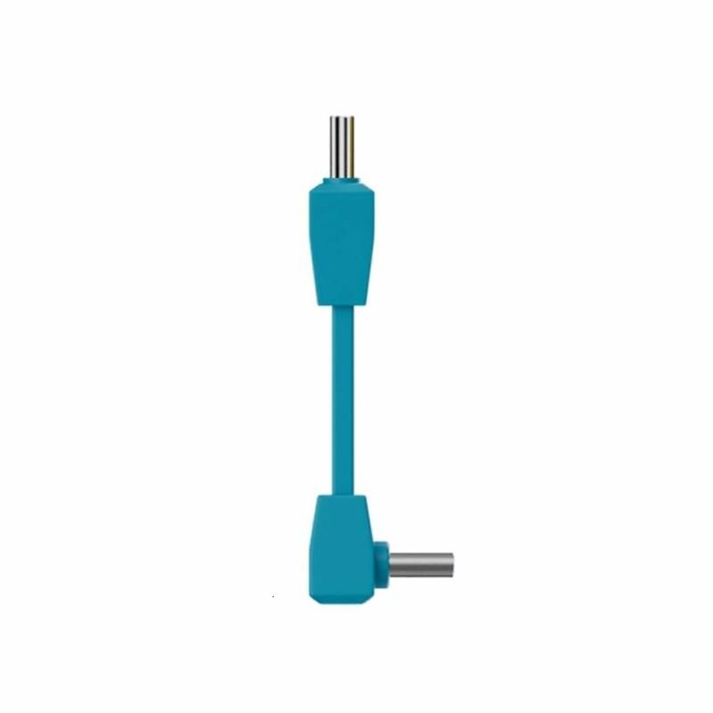 Гибкий кабель USB-C 240W с усиленными разъемами, - Синий 42 мм