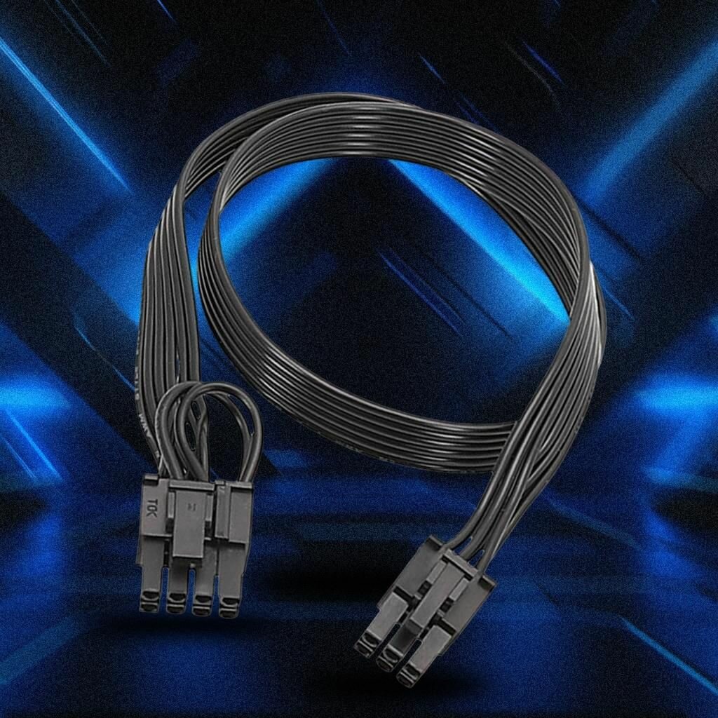 6PIN на 6+2PIN кабель для видеокарты, 50cm