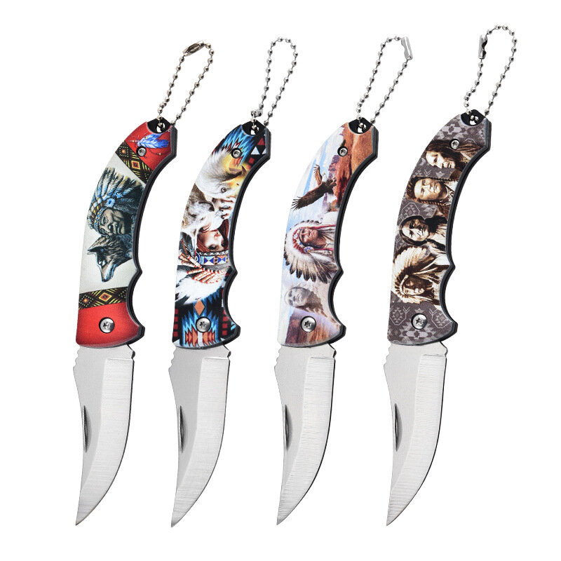 Нож для активного отдыха, складной нож с высокой твердостью 3D, миниатюрный карманный нож, нож для активного отдыха, туристическое снаряжение, нож для фруктов.