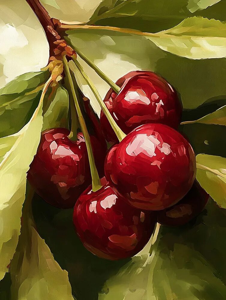 Алмазная Картина "фрукты" 40х50 См Алмазная Вышивка / Картина Стразами Подарков