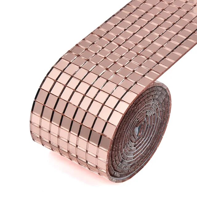 Самоклеящаяся мозаика Rose gold