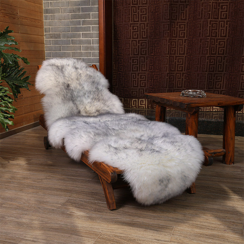 Подушка для дивана из натуральной австралийской шерсти, зимний шерстяной ковер, цельная плавающая подушка из овчины, подушка для сиденья дивана.