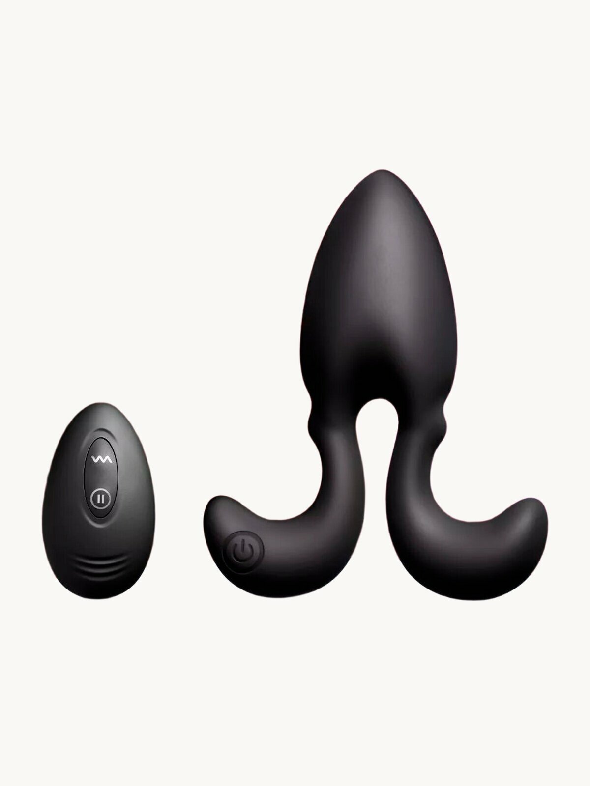 Анальная пробка с вибрацией и пультом, Вибропробка на пульте, 10 режимов