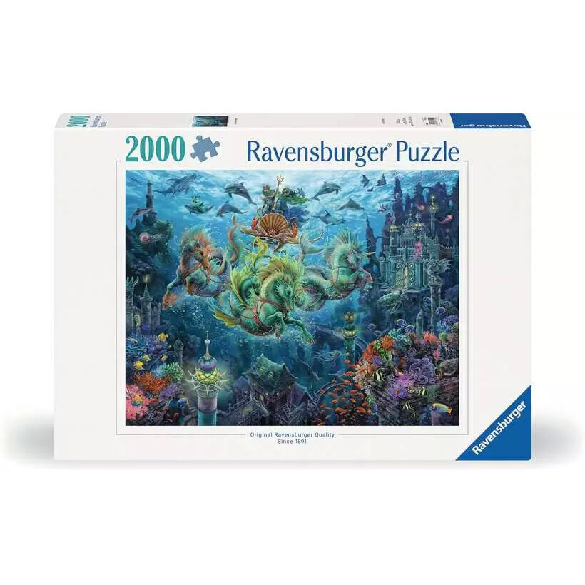 Пазл Ravensburger 2000 Подводная магия, арт.17115, классический