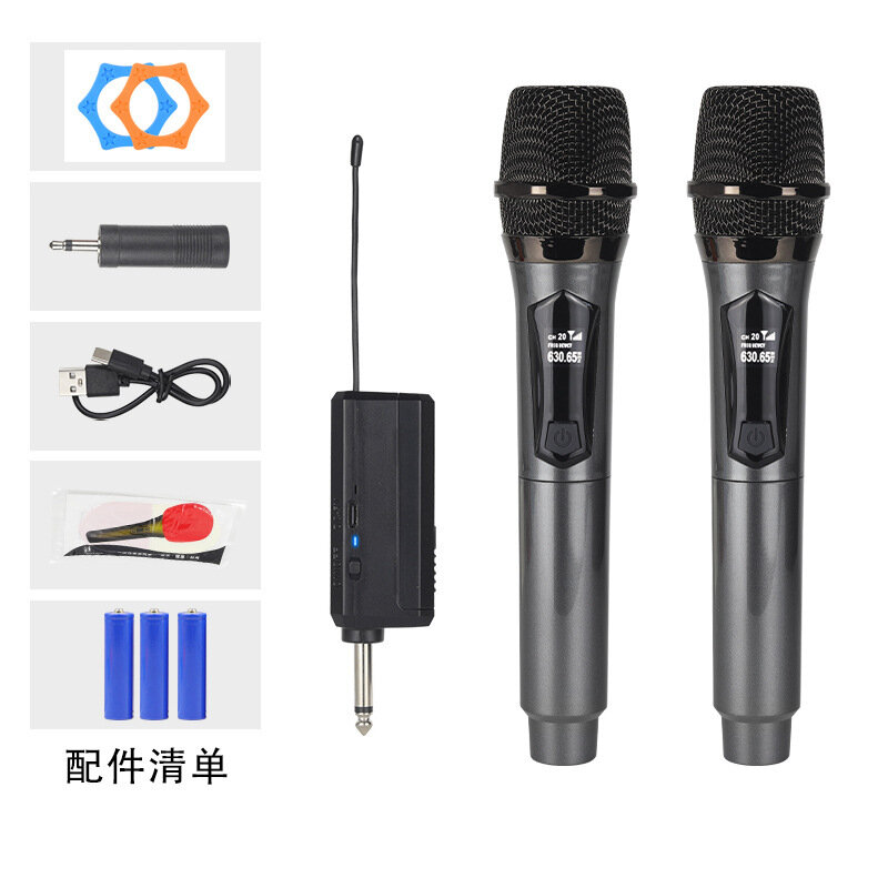 Горячая распродажа SG 108 беспроводной микрофон 2.4g V-диапазон анти-отражение кросс-граничный сценический караоке перезаряжаемый микрофон звуковая карта микрофон для прямой трансляции