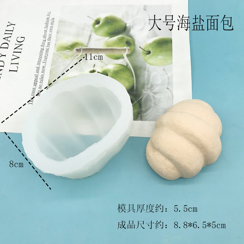 Симуляция тостов, соляные булочки, силиконовая форма для выпечки, рисовые шарики, лапша быстрого приготовления, круассаны, ручная форма для замеса