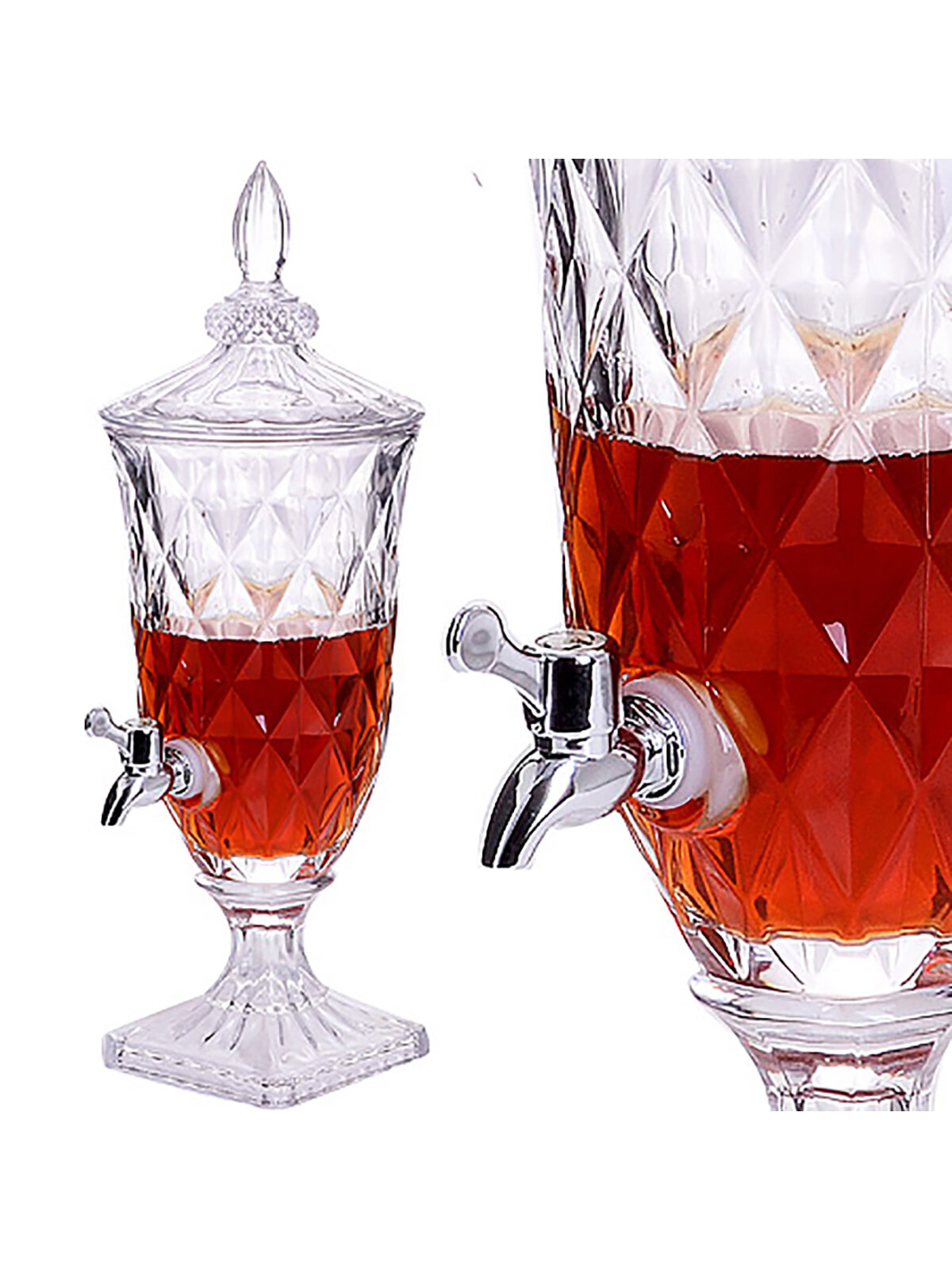 Лимонадница с краником Loraine, стекло, 1,8 л