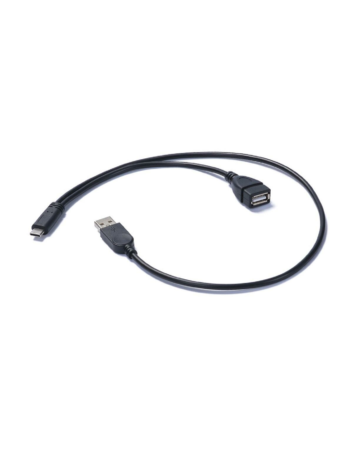 Кабель питания OTG типа c от мужчины к мужчине usb + от женщины usb