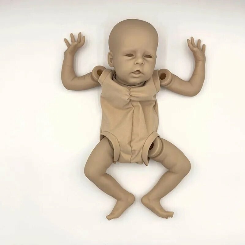 Неокрашенный и разобранный набор кукол-реборнов, размер готовой куклы 48 см, Reborn Awake Levi