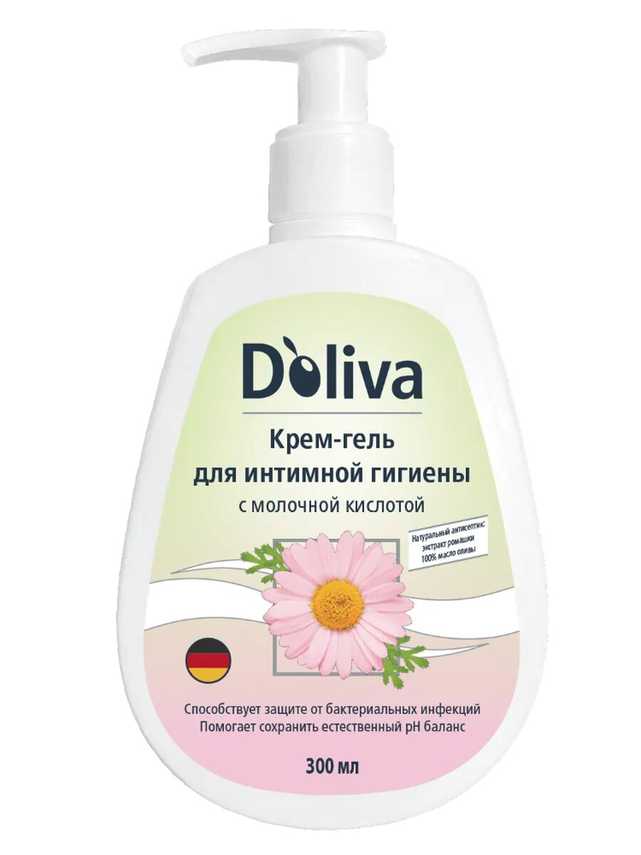 Doliva крем-гель для интимной гигиены 300 мл