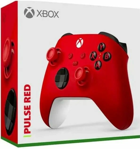 Геймпад Microsoft беспроводной Xbox Wireless Controller MyPads Series S/X/ONE/PC, Красный Red Pulse (запечатанный)