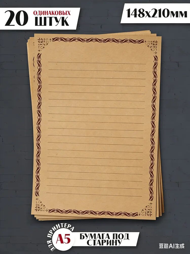 Бумага для принтера A5, 20 лист, шт