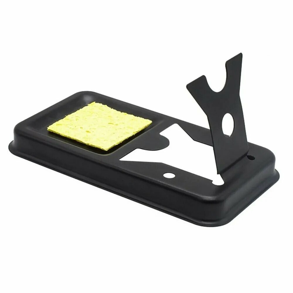 Держатель Подставки Для Электрического Паяльника С Чистящей Губкой И Сварочными Принадлежностями