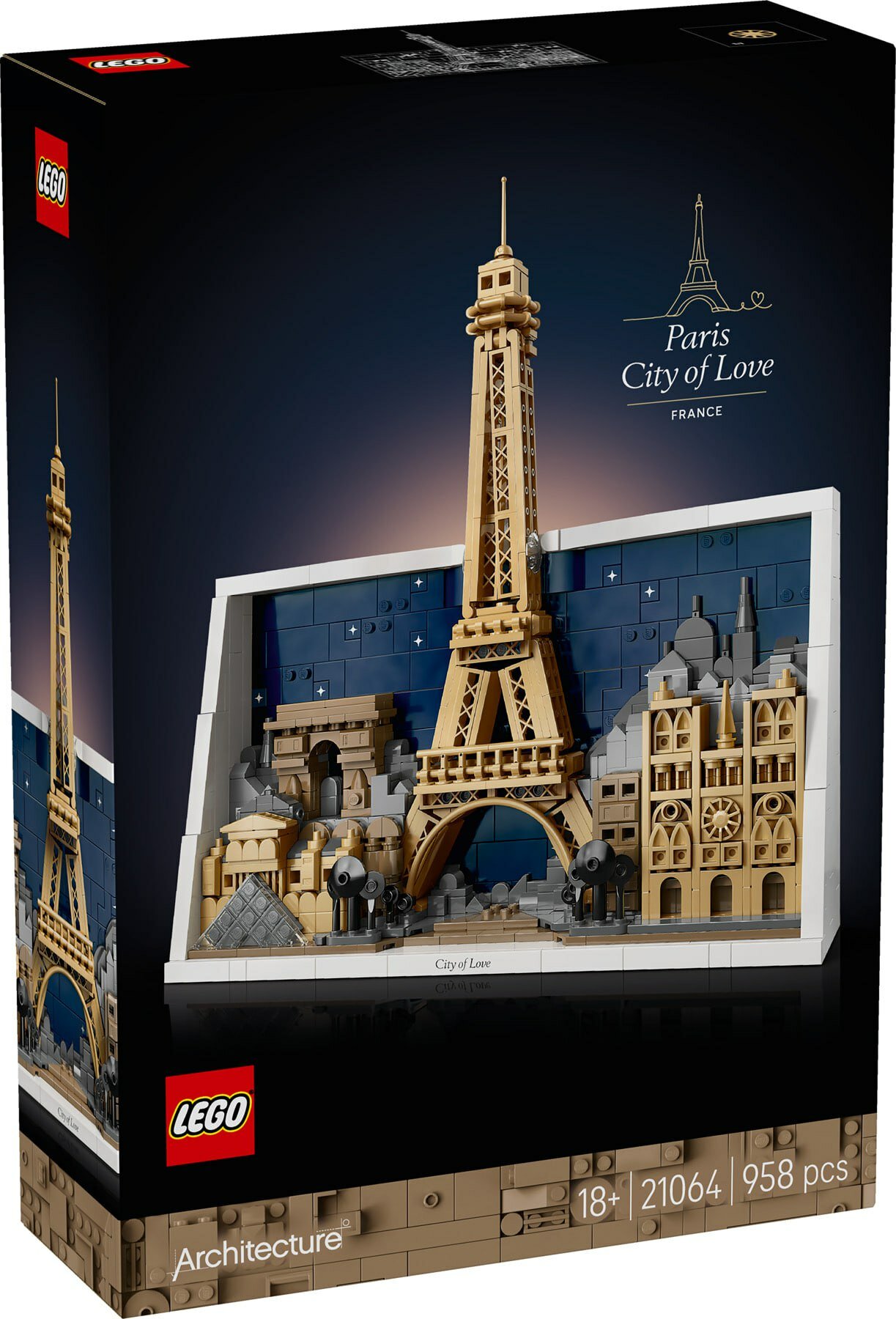 Конструктор LEGO Architecture 21064 Paris – City of Love Париж – Город Любви