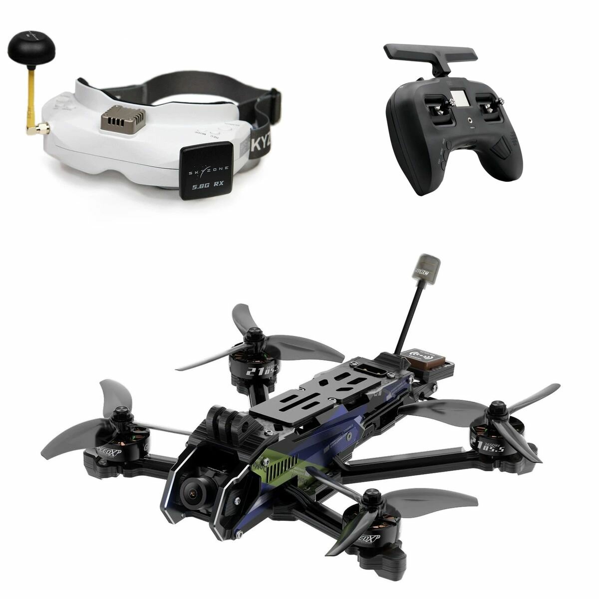 Набор FPV дрона GEPRC DoMain4.2 Analog TBS Crossfire 6S