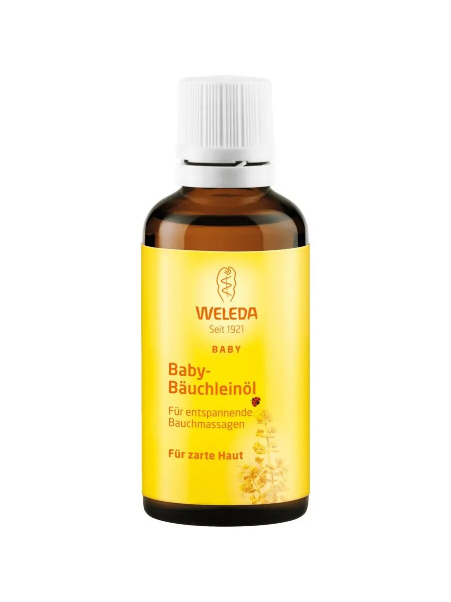 Weleda Детское масло для массажа животика для младенцев, мас