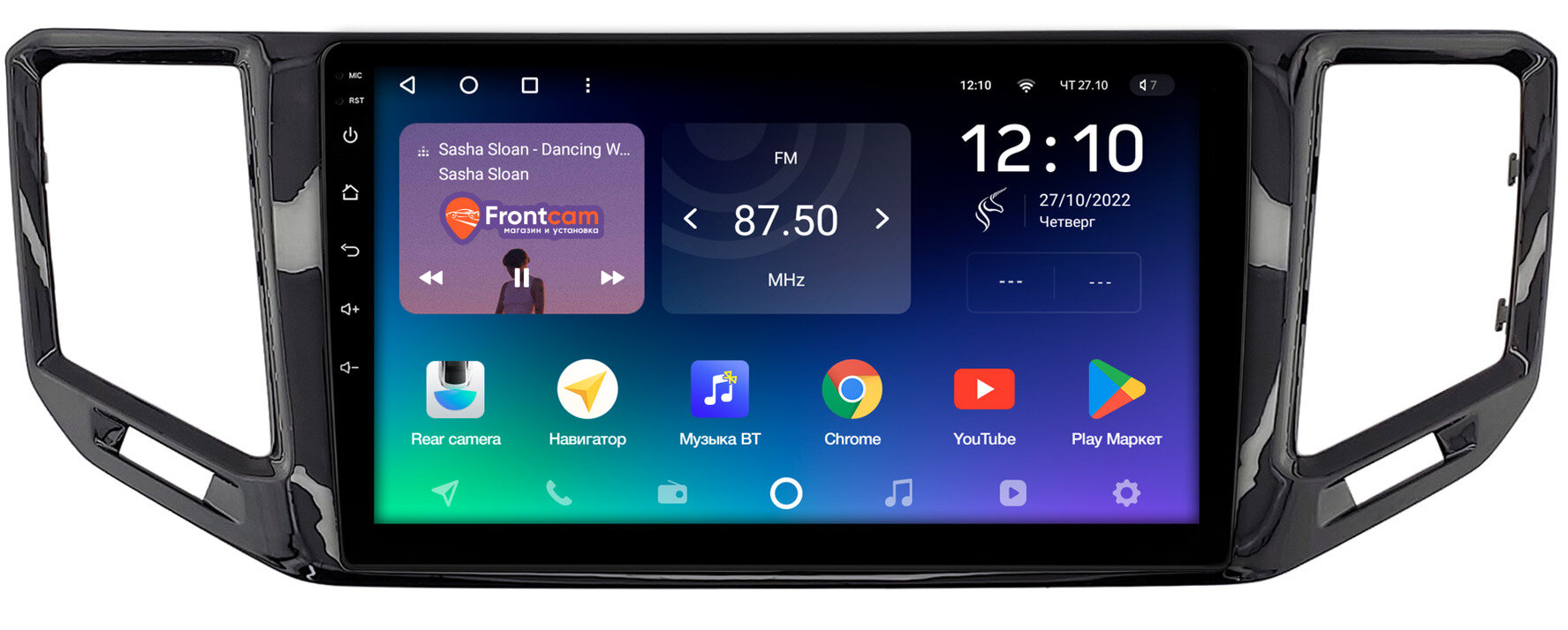 Штатная магнитола Volkswagen Teramont 2016-2020 (Китайский рынок) (глянцевая) Teyes SPRO PLUS 4/64 10" RM-10-054 Android 10 (4G-SIM, DSP, IPS)