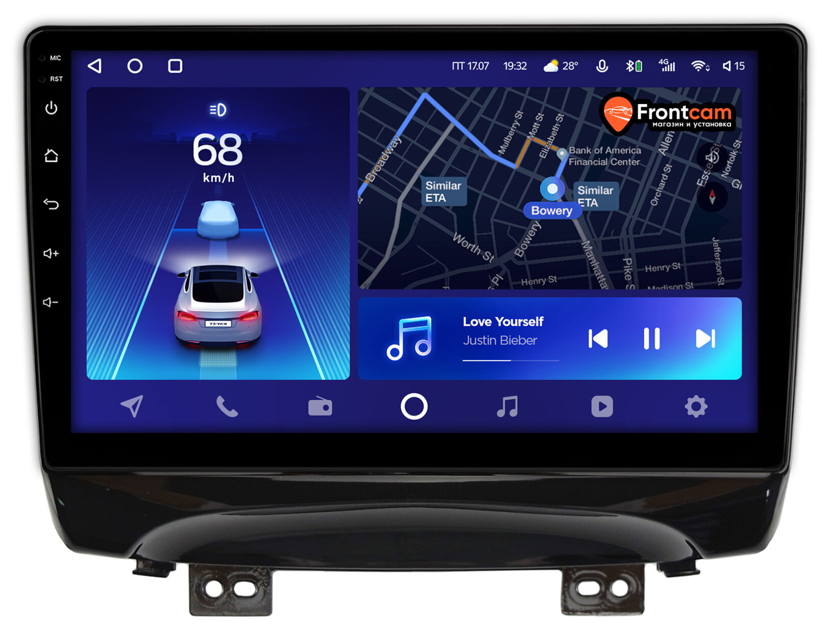 Штатная магнитола Teyes CC2 PLUS 6/128 10" RM-10-1146 JAC S3 2014-2024 Android 10 (4G-SIM, DSP, QLed)