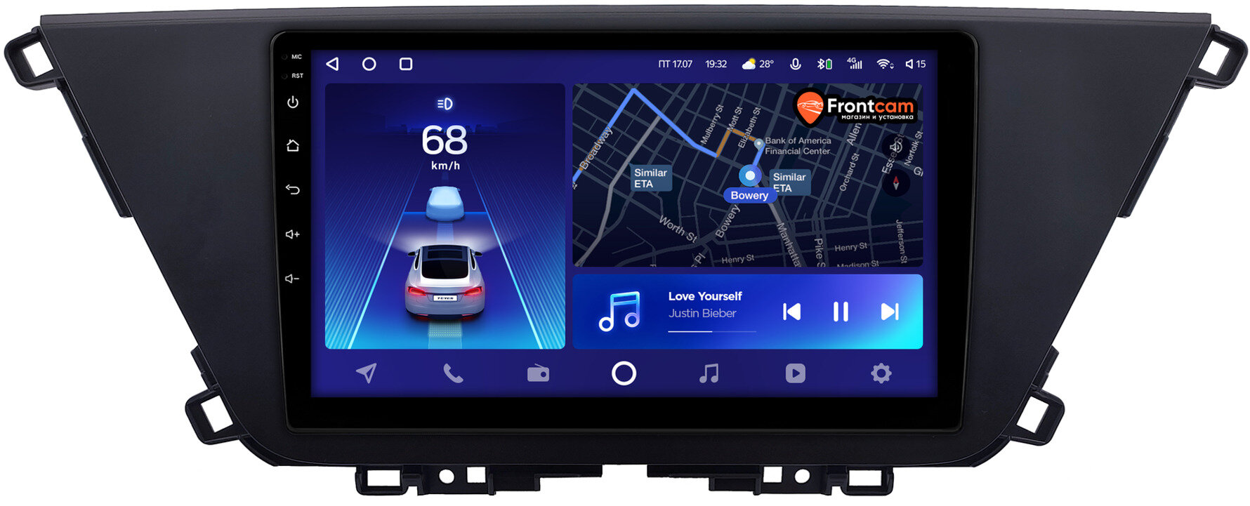 Штатная магнитола Kia Carens 4 (KY) 2022-2026 Teyes CC2 PLUS 4/64 10" RM-10-0200 Android 10 (4G-SIM, DSP, QLed)