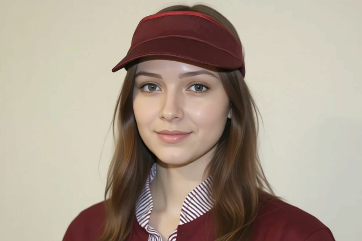 Козырек бордовый (ткань плащевая)
