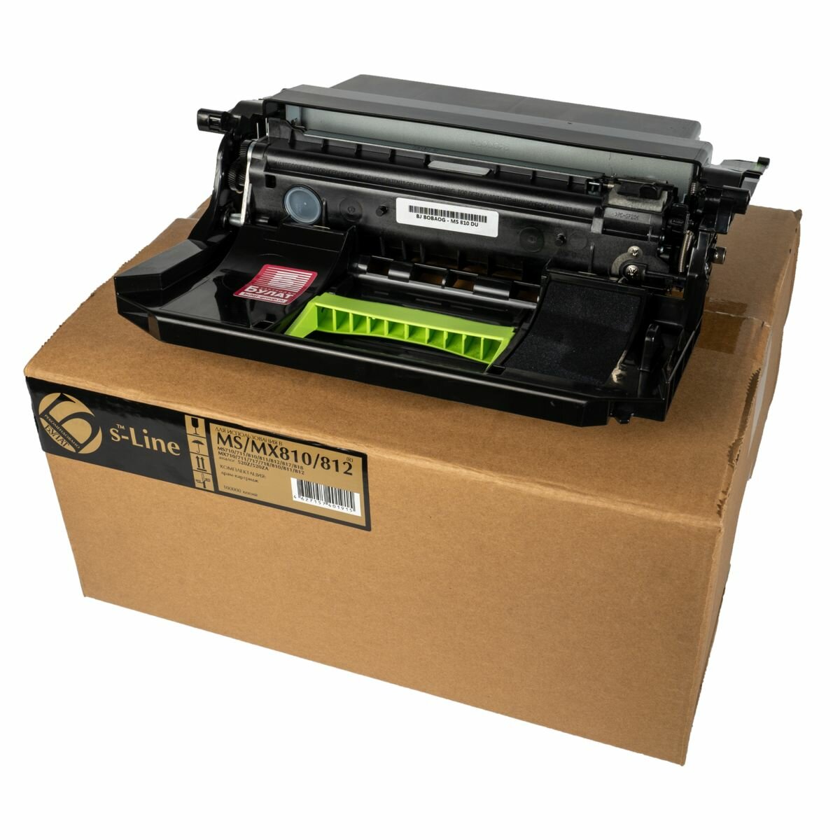 Драм-картридж булат s-Line 520Z, 520ZA для Lexmark MS810, MX810, MX812 (Чёрный, 100000 стр.), универсальный, ref.