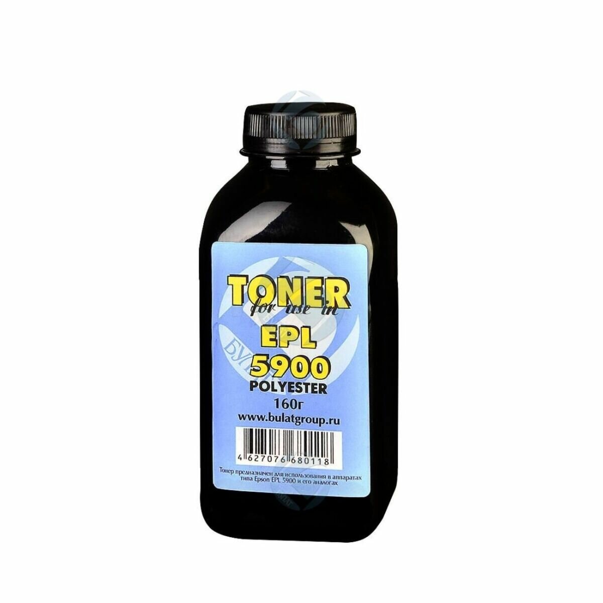Тонер булат для Epson EPL-5900 (Чёрный, банка 160 г), Polyester