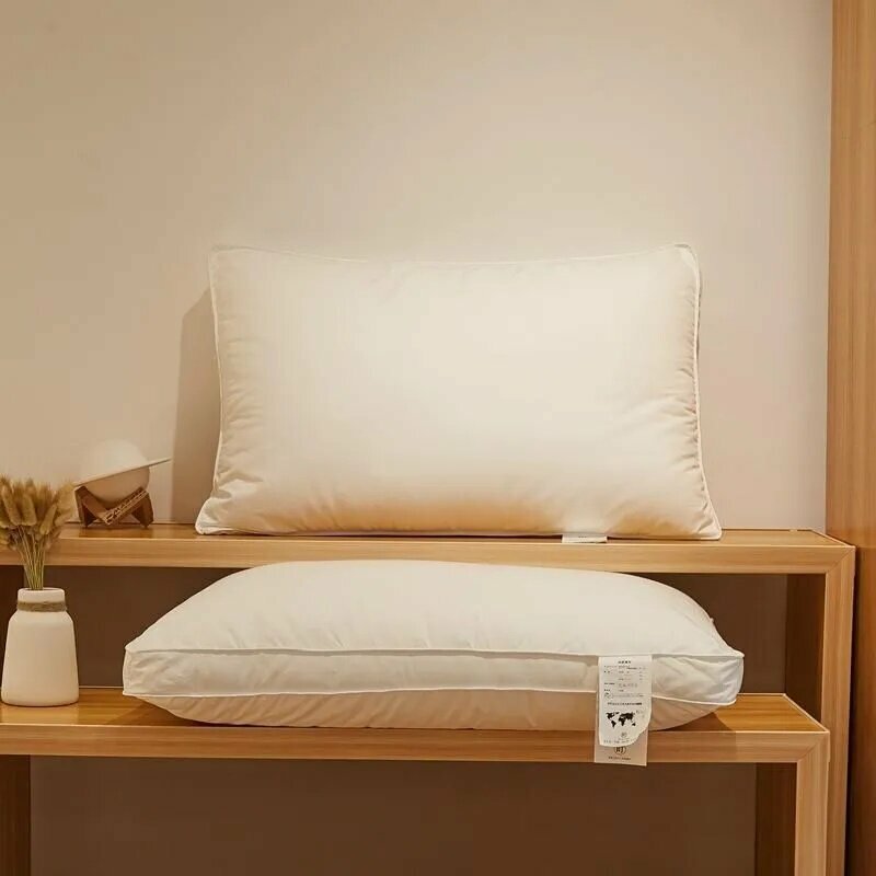 Подушка для беременных и кормящих Подушка 80S Soft Silk Beauty Pillow #Silk Satin Touch, гидрофильная и дышащая подушка #Sleep for Healthy Color Face and Care Youth Pillow 48x74 см, Средняя жесткость, Искусственный пух