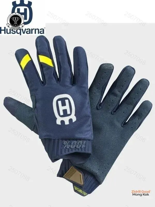 Husqvarna мотоперчатки M темно-синий летние мужские для мотоцикла