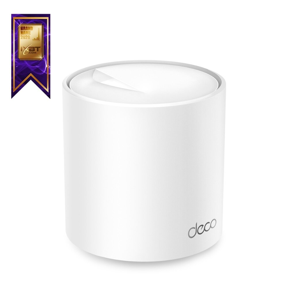 Mesh-Система TP-Link Deco X50(1-pack), AX3000, двухдиапазонная, 3xRJ45 1Гбит/с (комплект из 1шт)