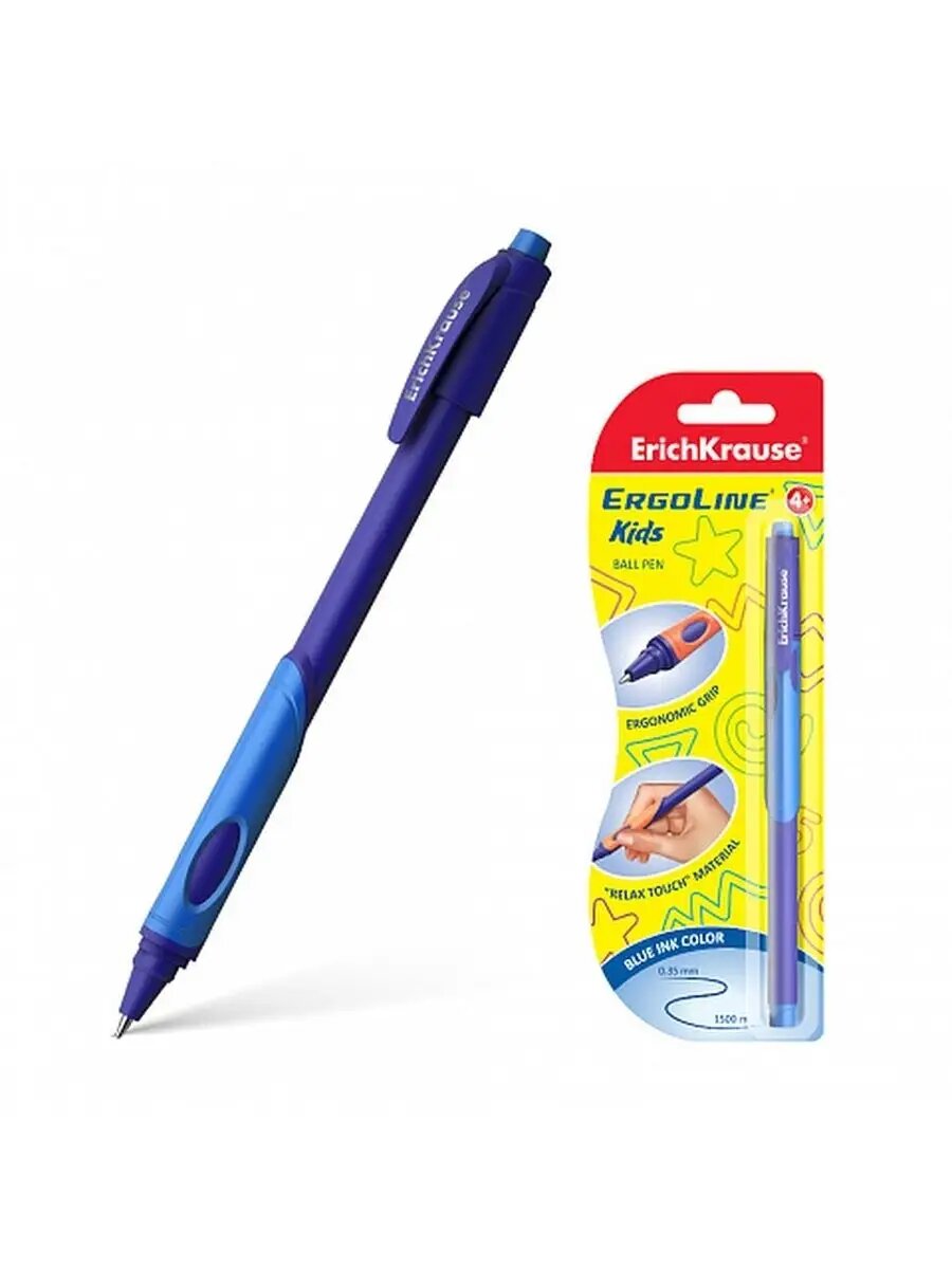 Ручка шариковая ErichKrause ErgoLine Kids