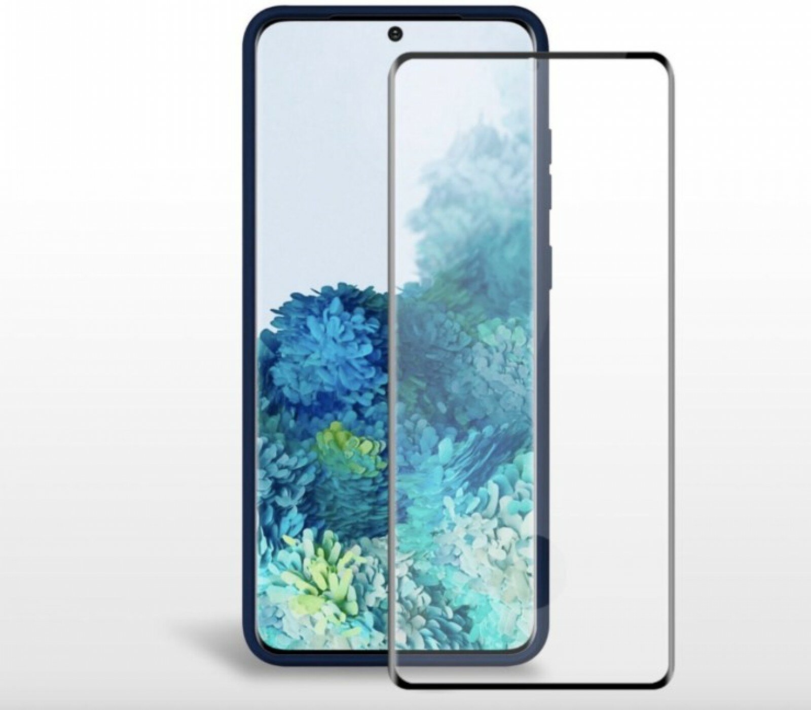 3D/5D защитное стекло MyPads для Samsung Galaxy S20FE и S20 Lite с закругленными краями