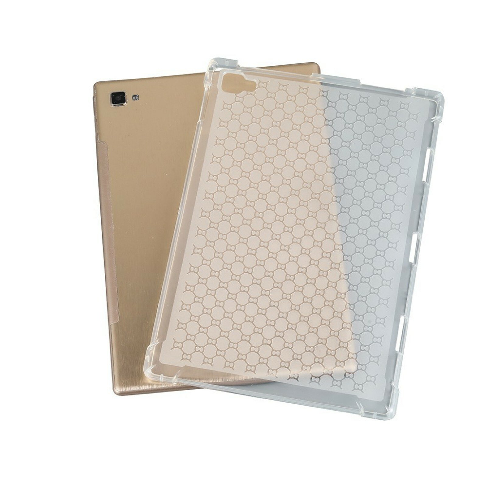 Чехол MyPads для планшетов Teclast M40, M40 Pro и P20 HD с усиленной угловой защитой, прозрачный