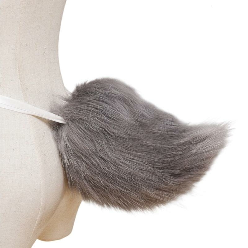 Костюм кролика для Хэллоуина, Хвост серый