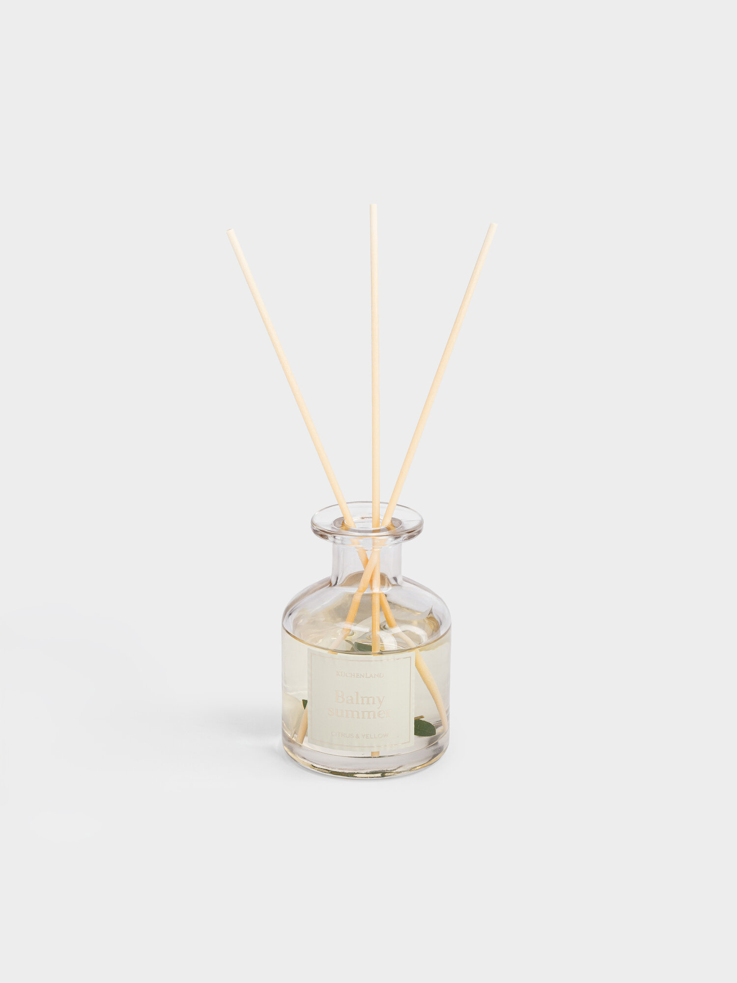 Ароматический диффузор, 120 мл, с сухоцветами, желтый, Citrus&Yellow, Balmy summer