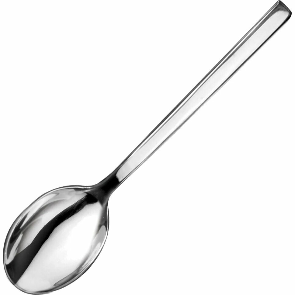 Ложка чайная 'Профиль'; сталь нерж, H=15, L=141/44, B=3мм; металлич. 12шт/уп, 2412649