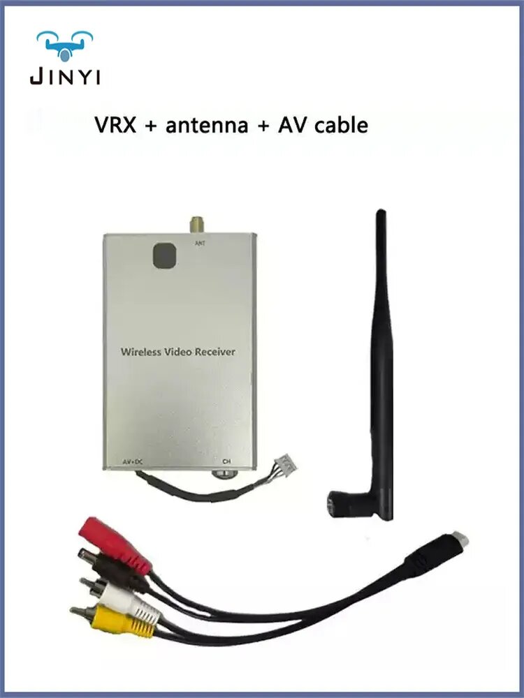 F-P-V 500Mhz 8CH приемник, с AV антенна. Wireless Video Receiver для FPV