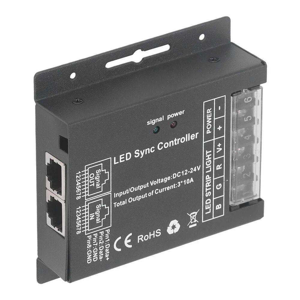 RF контроллер затемнения, 24 клавиши, для светодиодных лент, DC12-24V