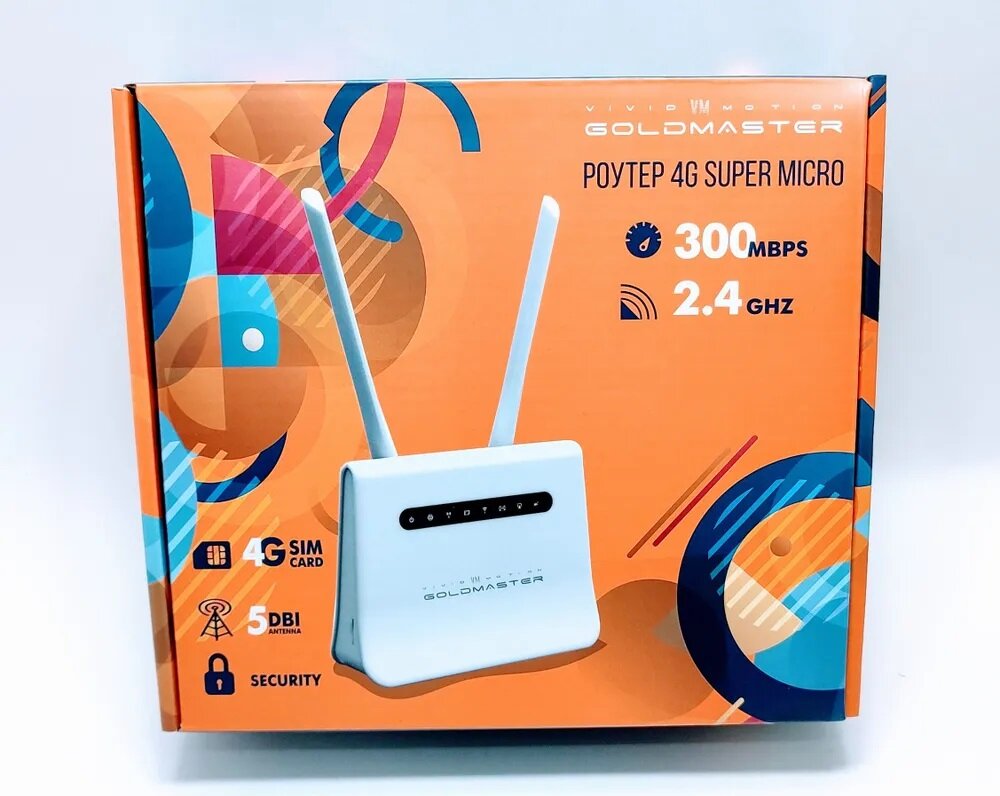 Роутер 4G GOLDMASTER Super Micro — фото 1