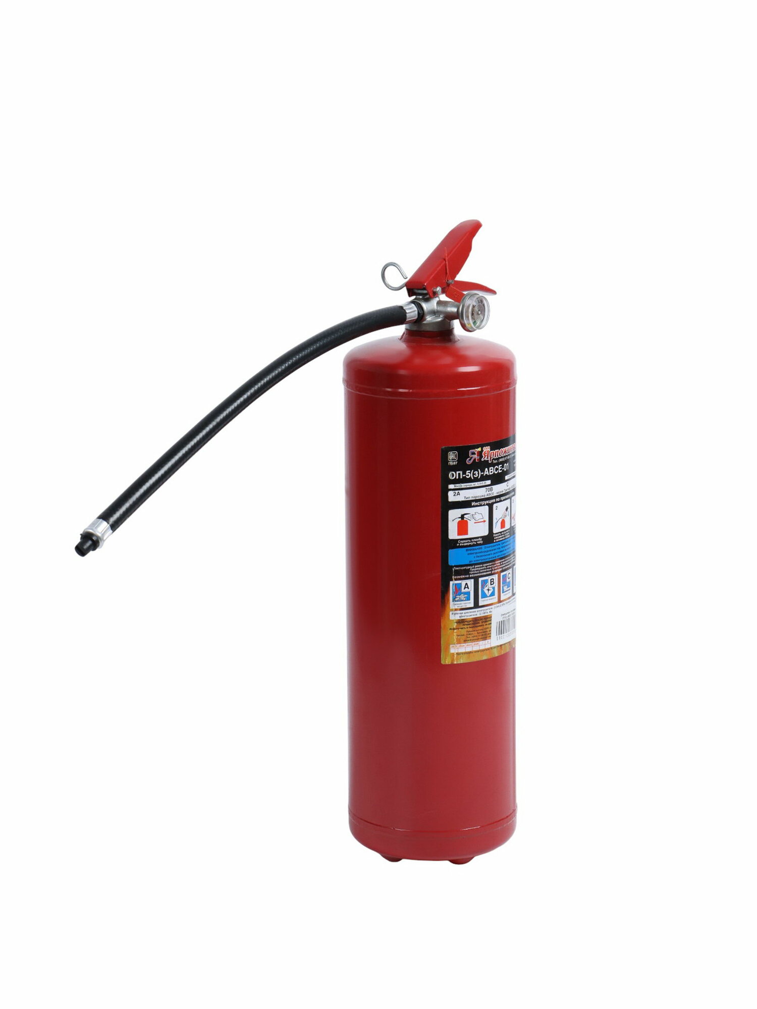Огнетушитель порошковый ОП-5, вид огнетушителя: порошковый, тип срабатывания: ручной