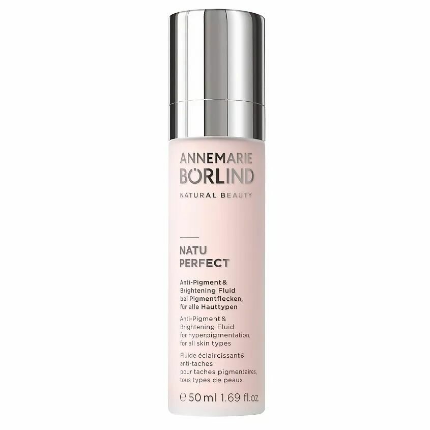 ANNEMARIE BORLIND Флюид для лица выравнивающий тон Natu Perfect Anti-Pigment & Brightening Fluid, 50 мл