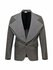 Пиджак COMME des GARCONS Stripe-pattern oversize-lapels blazer, размер 50, grey
