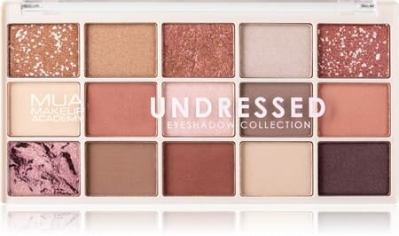 Палитра теней MUA Makeup Academy Eyeshadow Collection 15 Shade Palette, оттенок undressed, 12 г