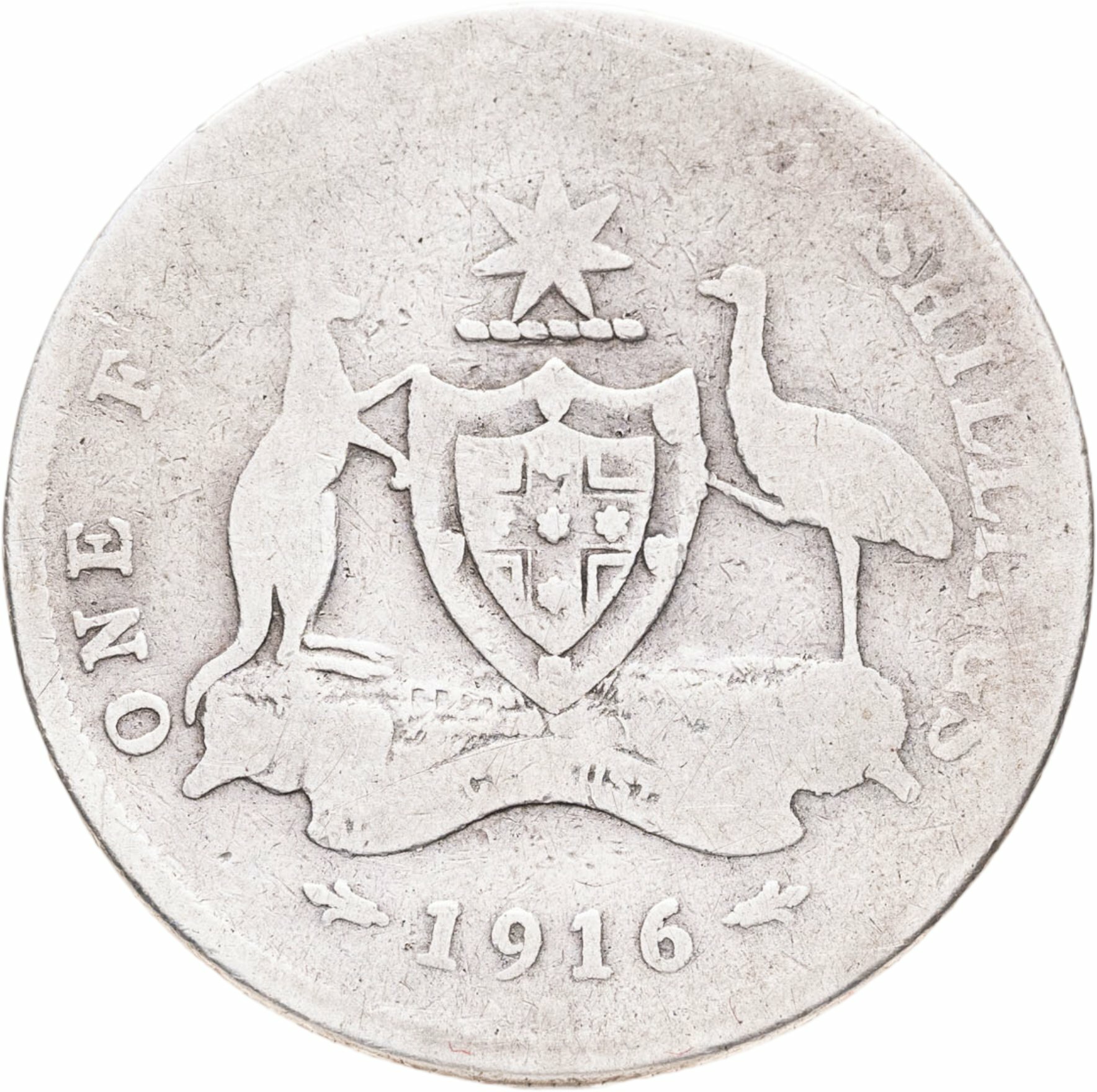 Австралия 2 шиллинга (florin, shillings) 1916