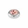 Топпинг на кольцо, кристаллы Swarovski, ширина 1 мм, розовый