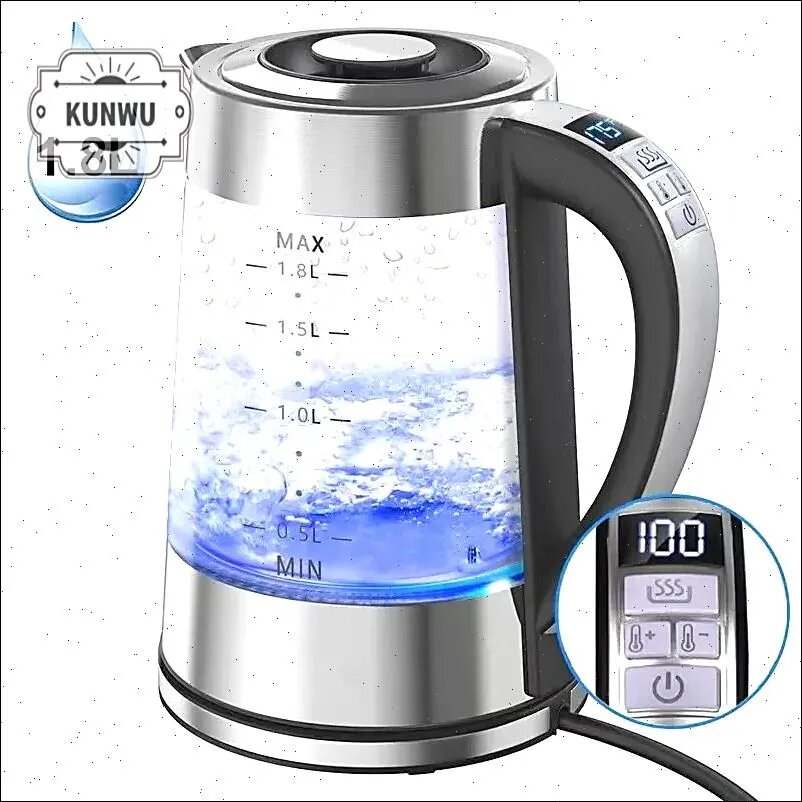 Электрический чайник Polaris PWK 1725CGLD, с фильтром, прозрачный