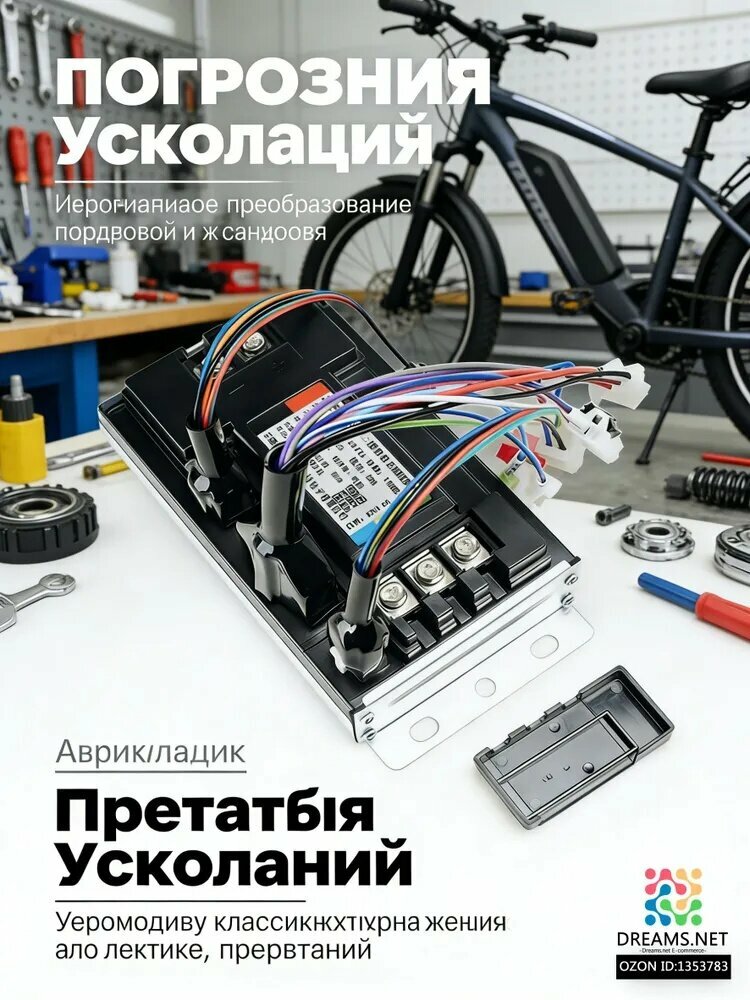60V72V50A ,1500W Синусоидальный бесщеточный контроллер двигателя Электрический регулятор скорости скутера для скутера