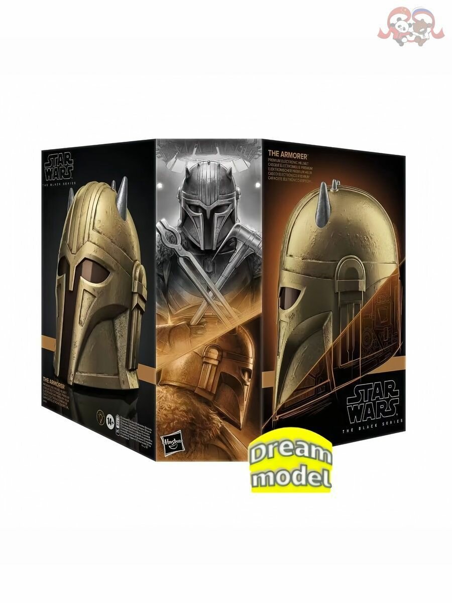 Игрушки Hasbro фигурки Star Wars The Black Series The Armorer Premium Electronic Roleplay Helmet