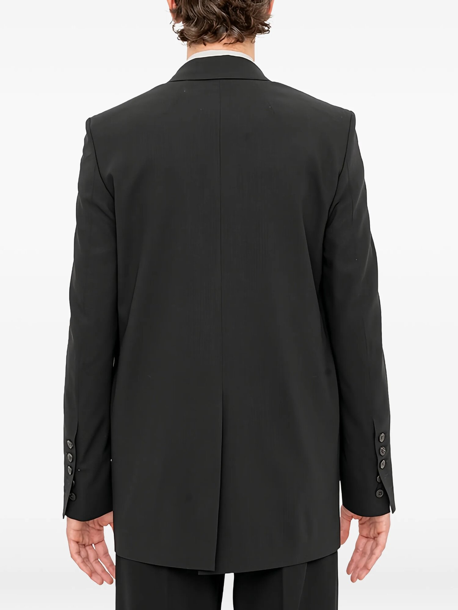 Куртка Rick Owens Concordian button-fastening suit jacket, размер 50, black/black — фото 1